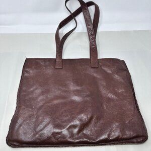 latico | Bags | Latico Leather Tote Shoulder Work Bag Chocolate Brown ...